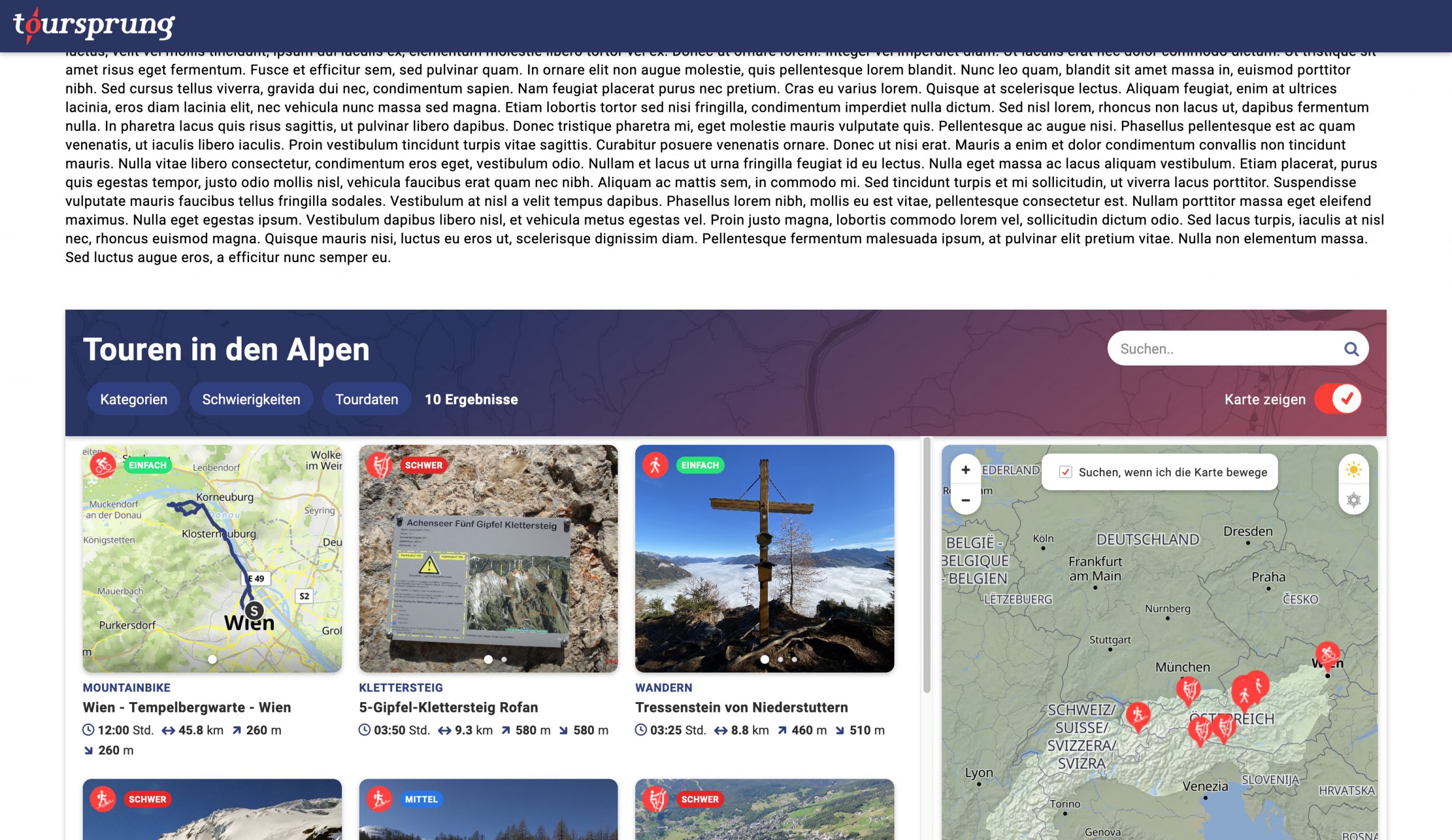 POI- & Tourenmodul - Maptoolkit